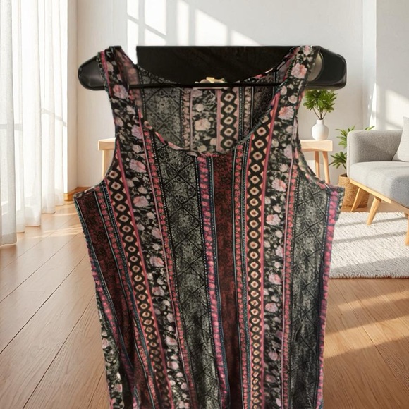 Hippie Rose | Tops | Pre Owned Womens Hippie Rose Blouse Tank Top Shirt ...